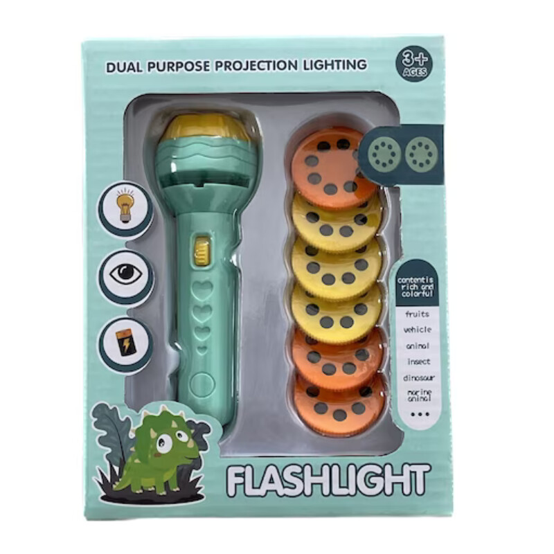 Proiector de imagini cu 6 discuri, 48 de imagini diferite – verde ...