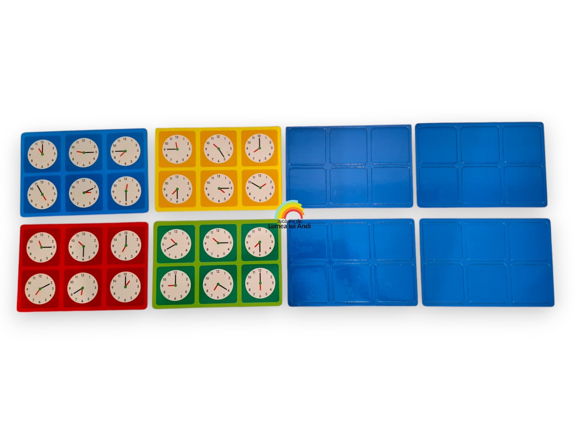 Joc educativ în limba engleză Învață ceasul - Lumea lui Andi